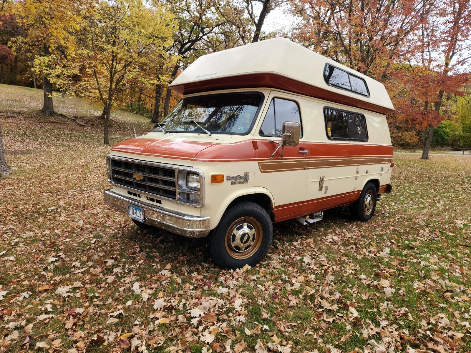1979 Chevrolet G30 Camper Van Class B RV Santana by Fleetwood One Ton ...