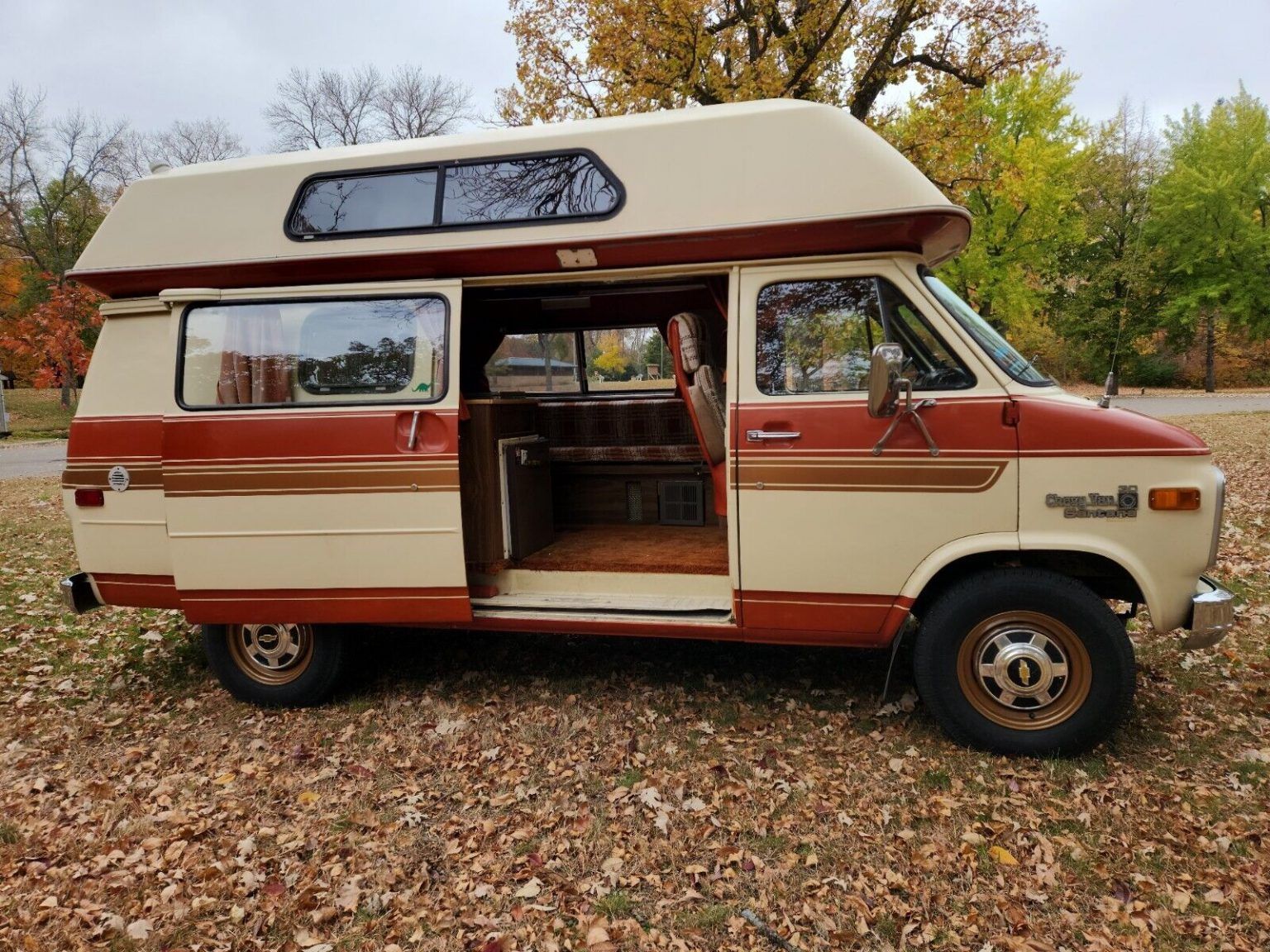 1979 Chevrolet G30 Camper Van Class B RV Santana by Fleetwood One Ton ...