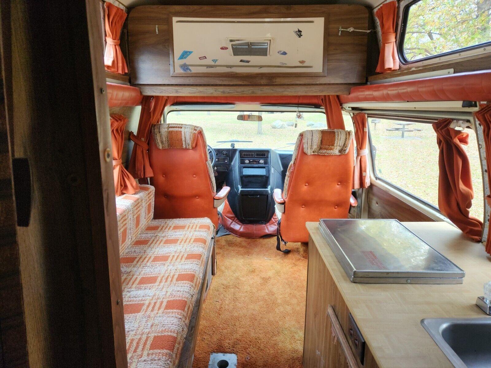 1979 Chevrolet G30 Camper Van Class B RV Santana by Fleetwood One Ton ...