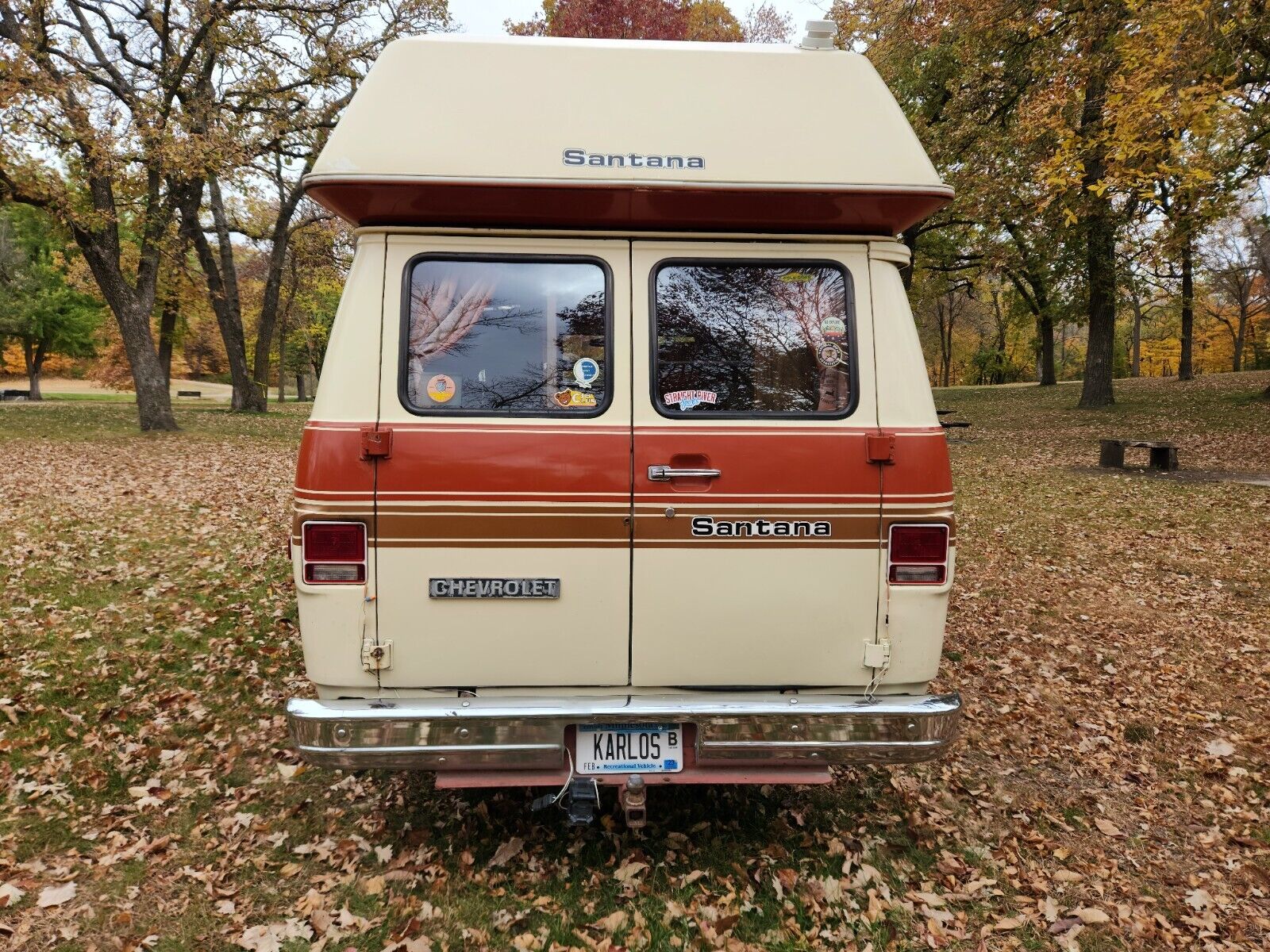 1979 Chevrolet G30 Camper Van Class B RV Santana by Fleetwood One Ton ...
