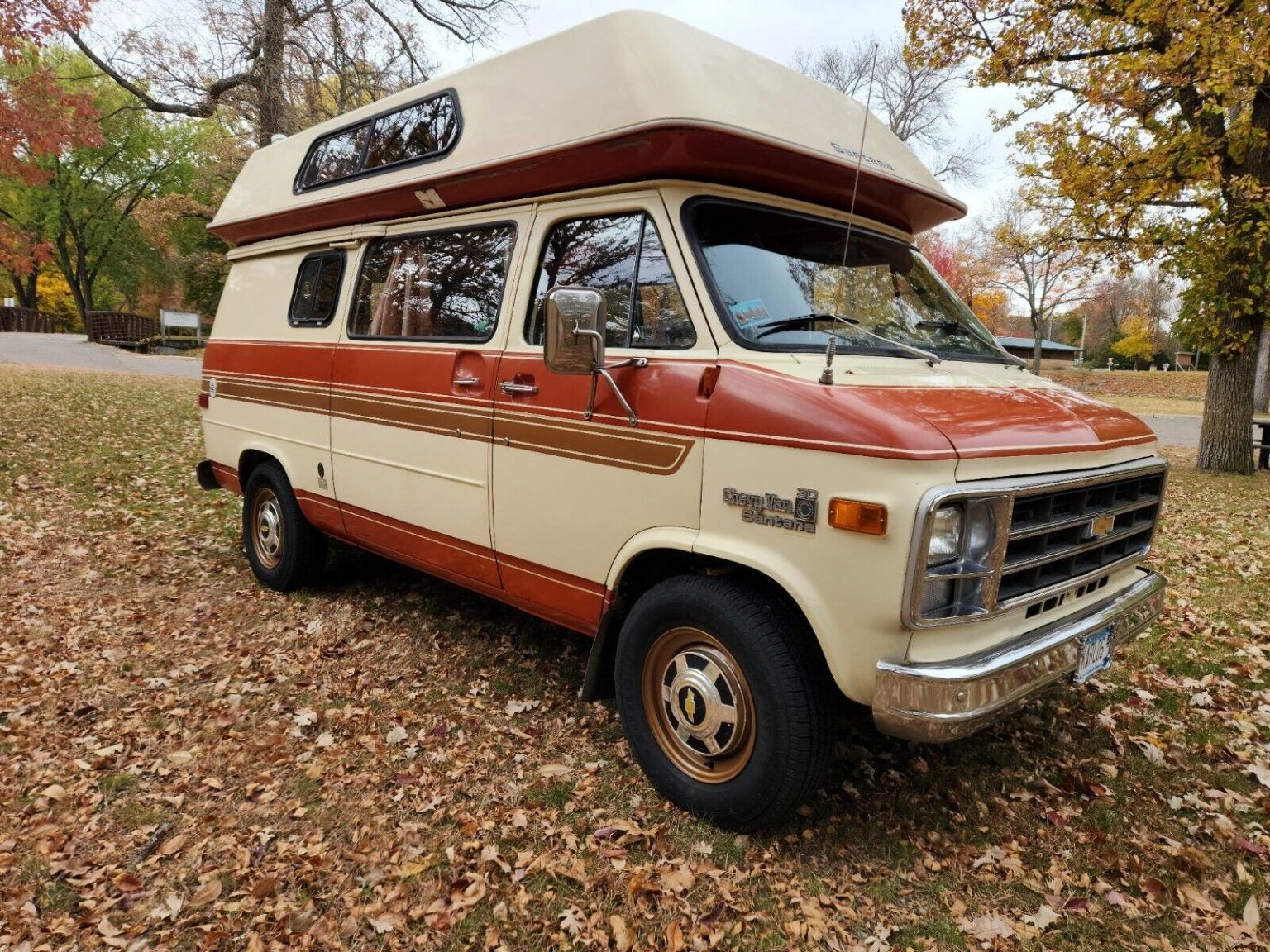 1979 Chevrolet G30 Camper Van Class B RV Santana by Fleetwood One Ton ...